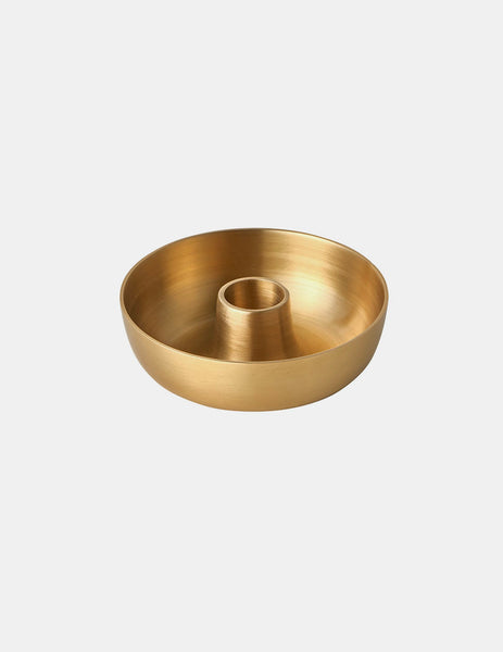 Brass Candle Holder – Pod